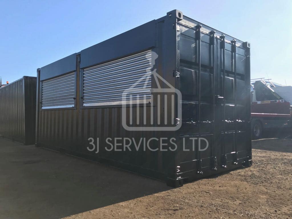 Shipping Container Roller Shutters - 3J Services Ltd