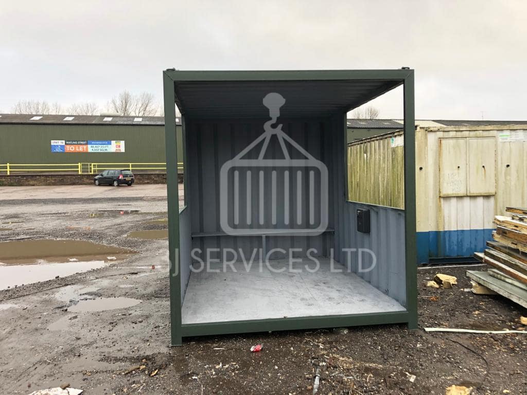 Shipping Container Smoking Shelters - 3J Services Ltd