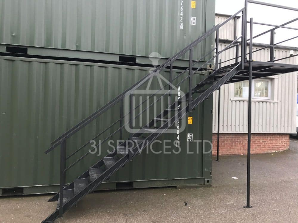 Double Stacked Containers - 3J Services Ltd