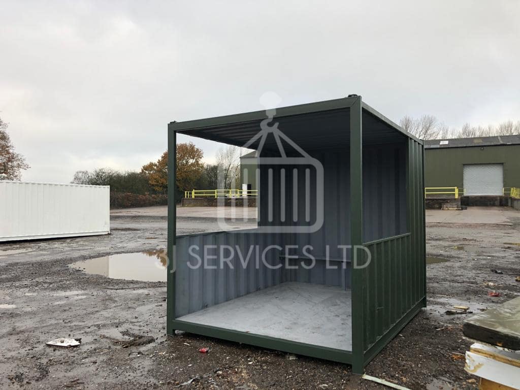 Shipping Container Smoking Shelters - 3J Services Ltd