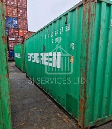 20ft Used Green Containers, A Rare Beast - 3J Services Ltd