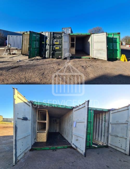 Fitting Shelving and Plant Numbers for 20 x 20ft Used Containers