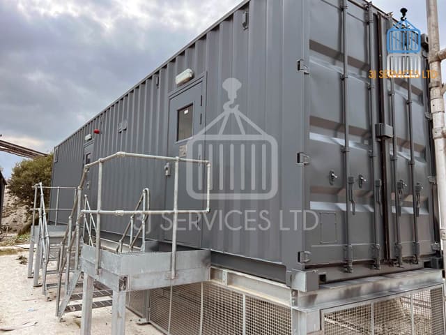 Case Study: 40ft High Cube Container Louver Vent Install and Repaint