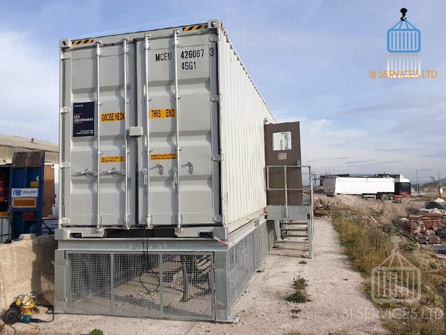Case Study: 40ft High Cube Container Louver Vent Install and Repaint