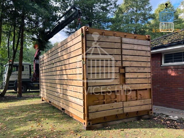 Case Study: Cladded Council Bike Storage Containers