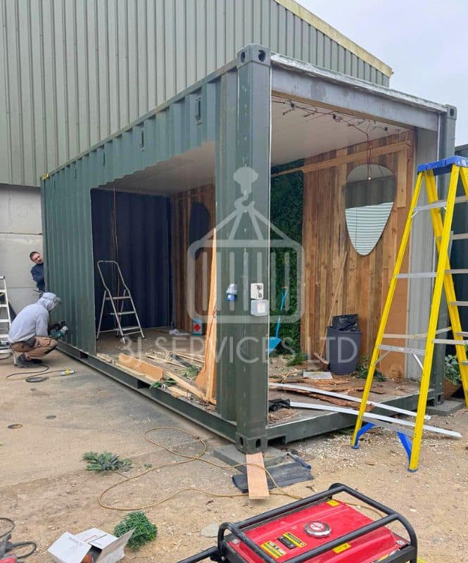 Case Study: Coffee Chain Festival Container Conversion - 3J Services Ltd