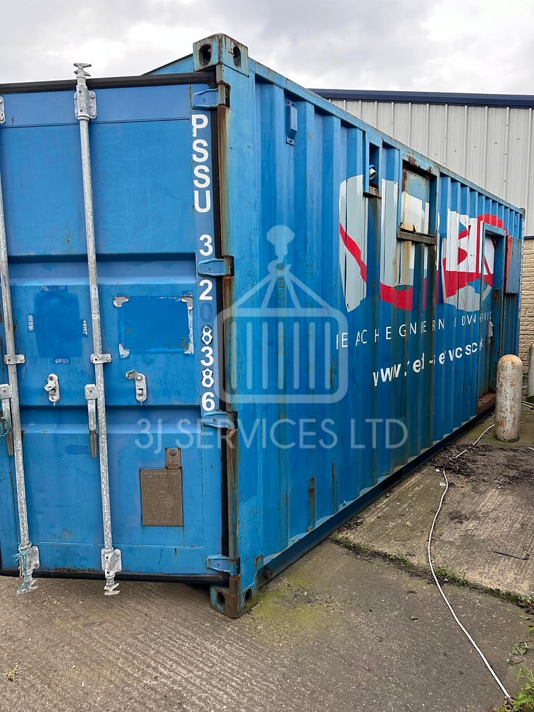 Case Study: Diving Company Shipping Container Repaint - 3J Services Ltd