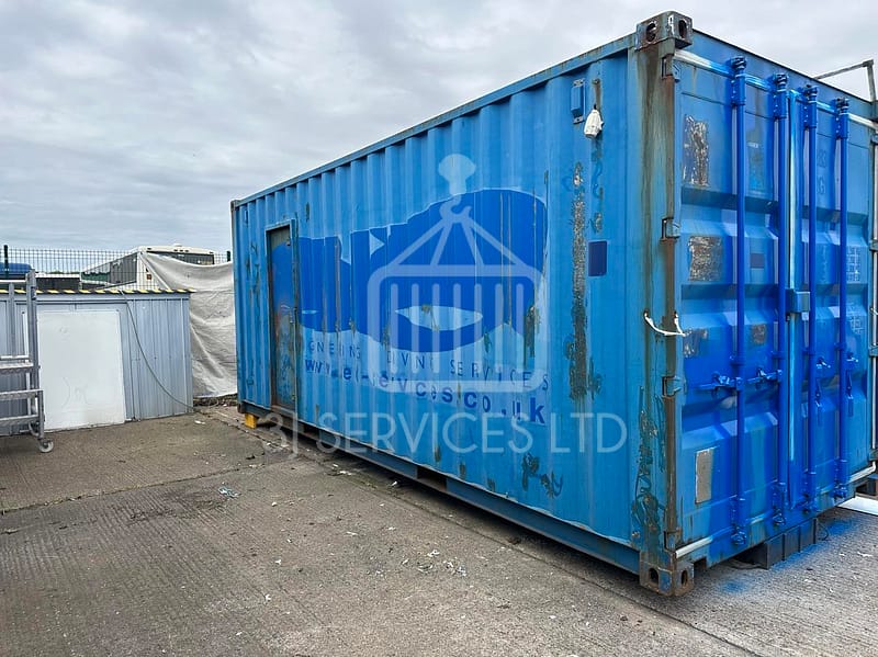 Case Study: Diving Company Shipping Container Repaint - 3J Services Ltd