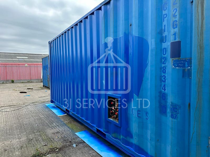 Case Study: Diving Company Shipping Container Repaint - 3J Services Ltd