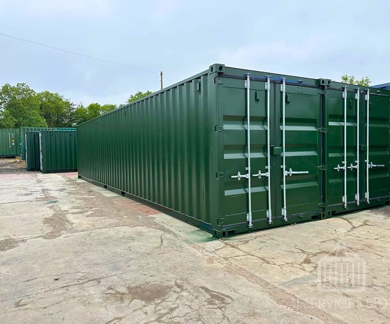 Self Storage Site Container Repaint and Door Modifications