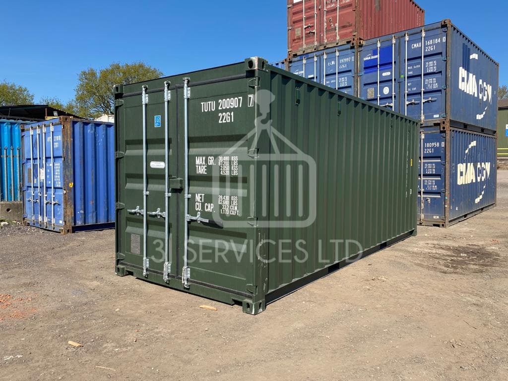 20ft Shipping & Storage Containers For Sale - 3J Services Ltd