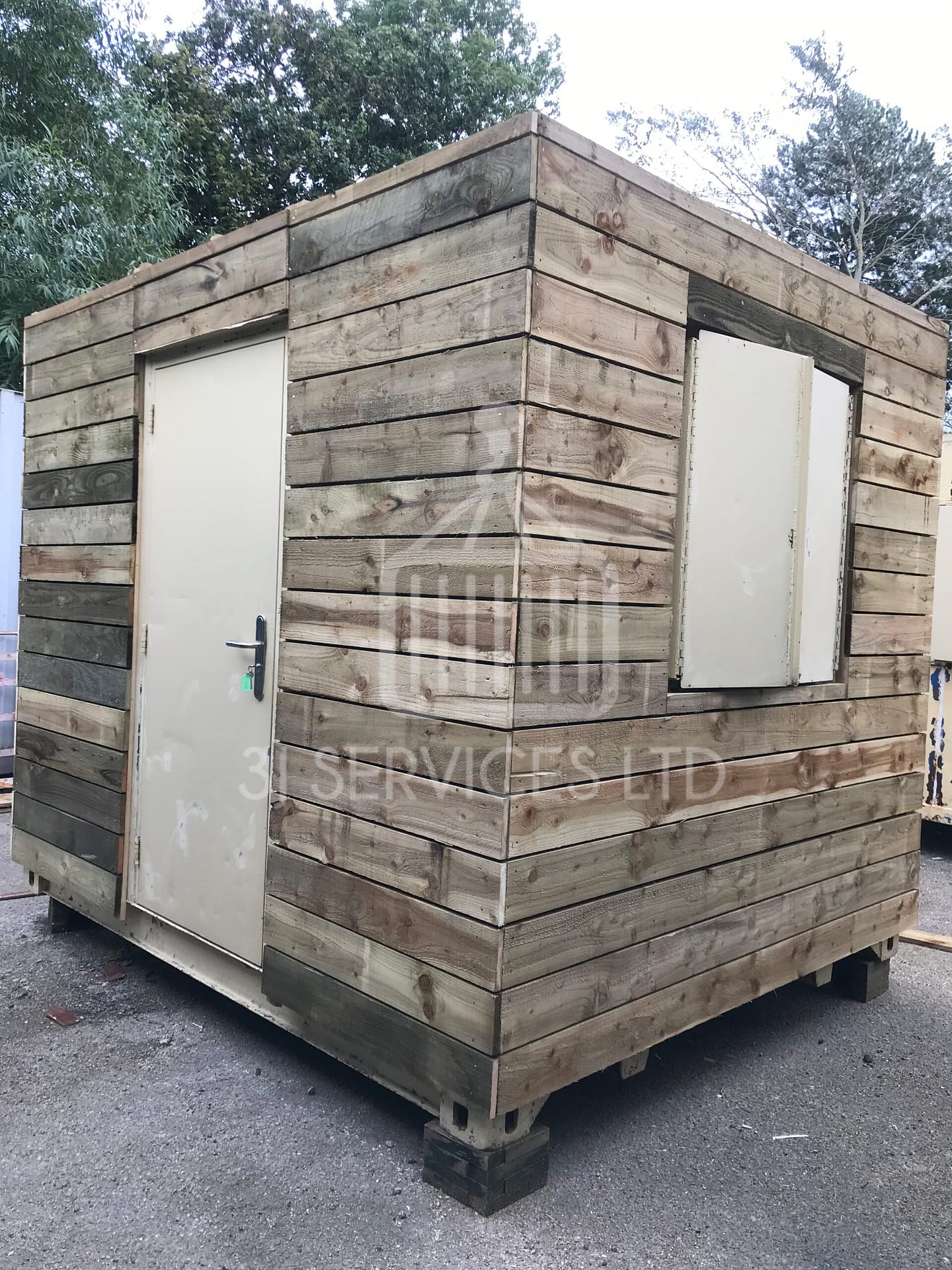 Timber Cladding for Shipping Containers - 3J Services Ltd