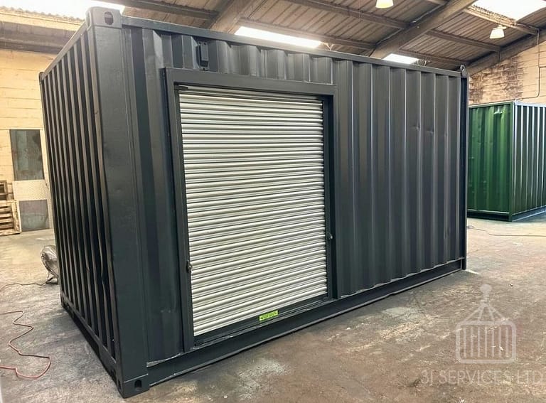 15ft Cut Down Container with Roller Shutter